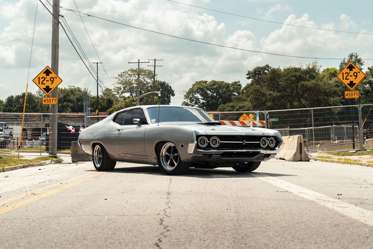 1971 Ford Torino - American Racing VN500 - Black | Wheel Pros